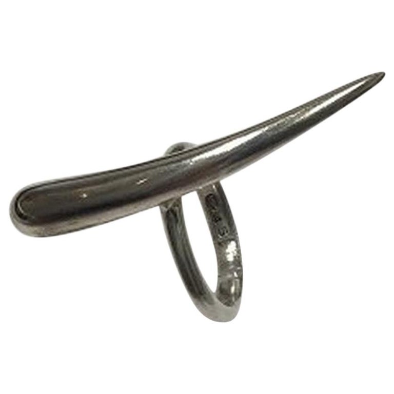 Georg Jensen Sterling Silver Ring UNO No 451 Jacqueline Rabun Ring at ...