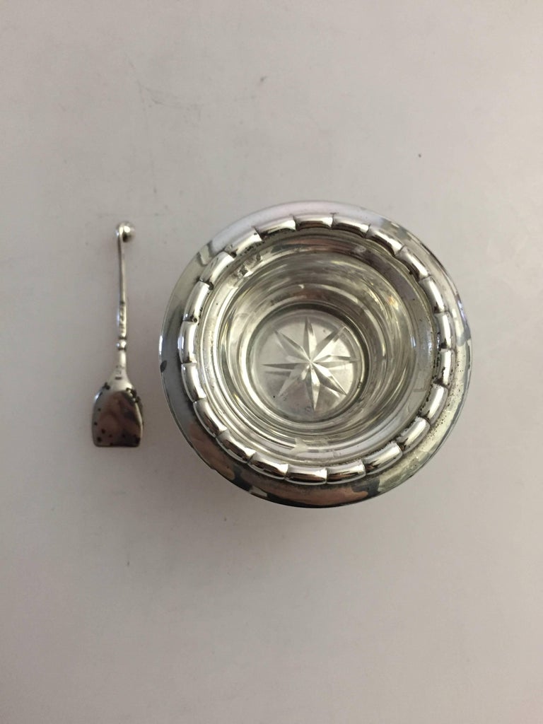 Georg Jensen Sterling Silver Salt Dish #236 with Spoon #130 For Sale at ...