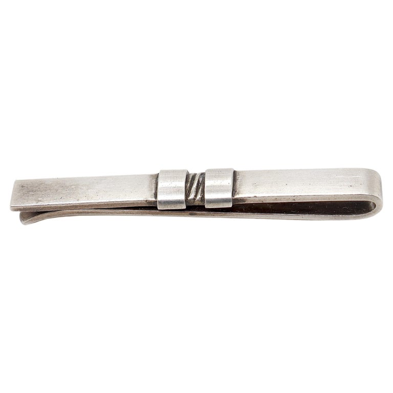Georg Jensen Sterling Silver Tie Bar or Money Clip No. 74 For Sale at ...