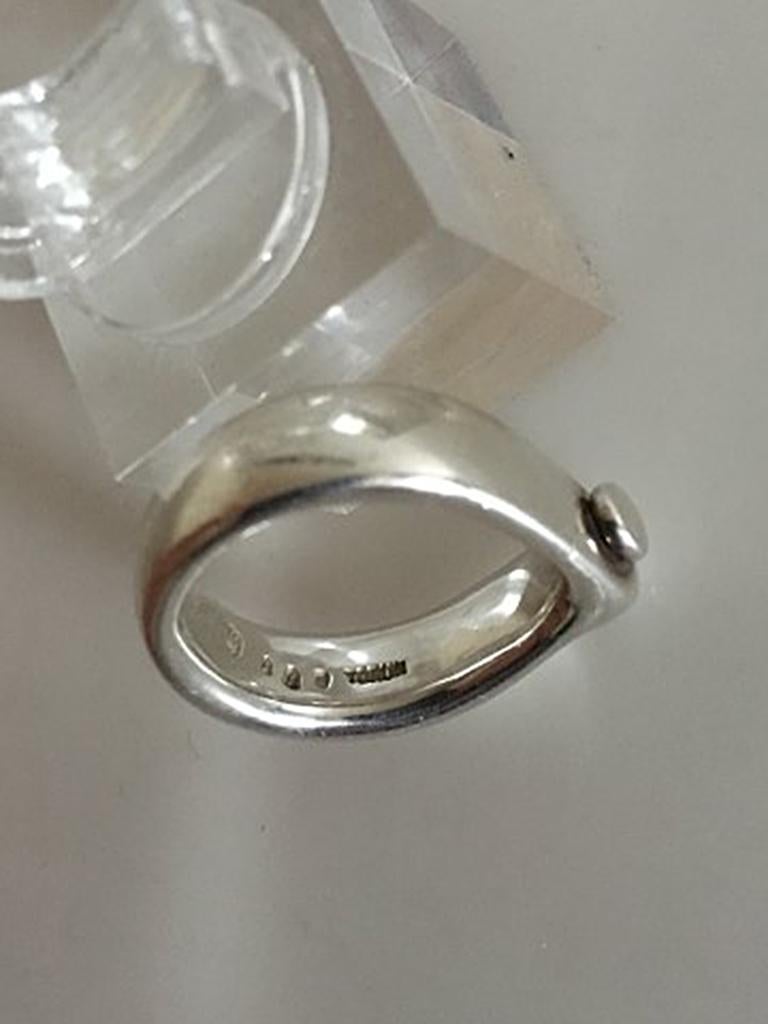 Georg Jensen Sterling Silver Torun Ring No 440 at 1stDibs