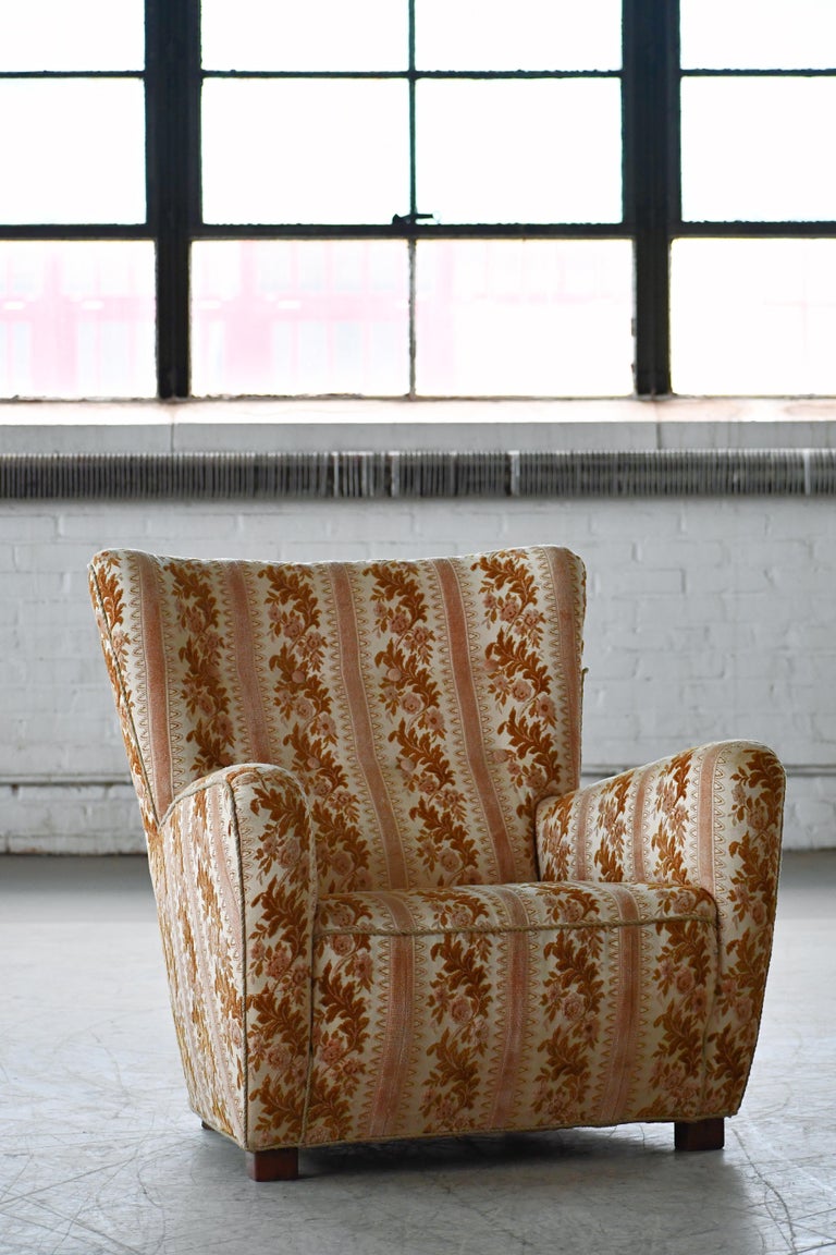 Georg Kofoed Attributed Danish 1940s Lounge Chair For Sale at 1stDibs