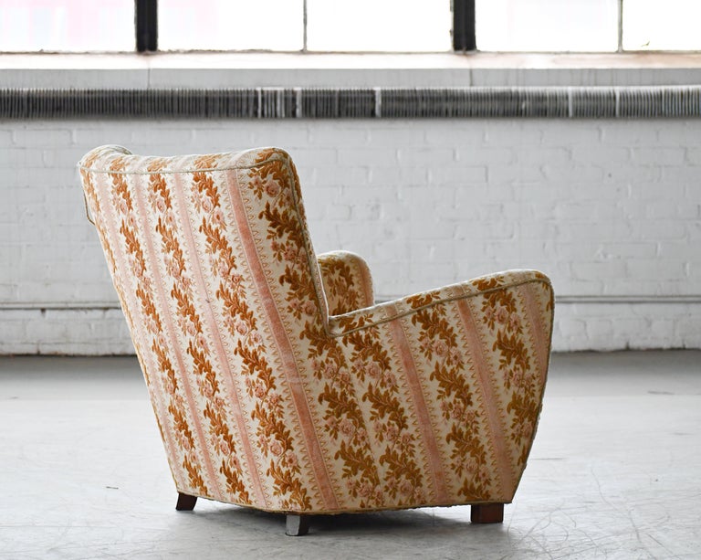 Georg Kofoed Attributed Danish 1940s Lounge Chair For Sale at 1stDibs