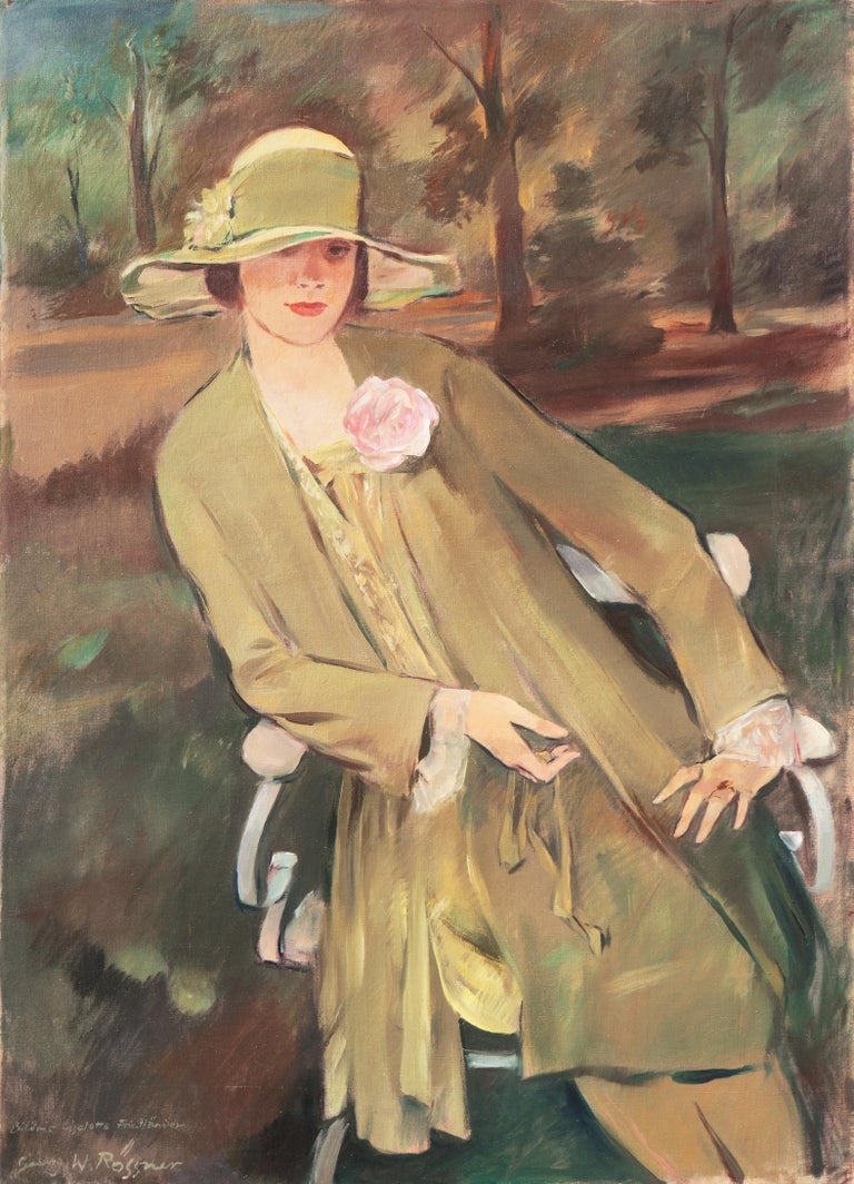 Georg Rössner - Large Berlin Sezession Oil, Weimar Republic Fashion ...