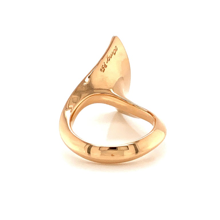 Georg Spreng - Twist Ring 18 Karat Rosé Gold with light pink Morganite ...