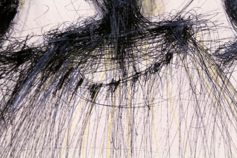Georg Vihos Guardians Signed 1965 Graphite Drawing on Paper Fulbright ...