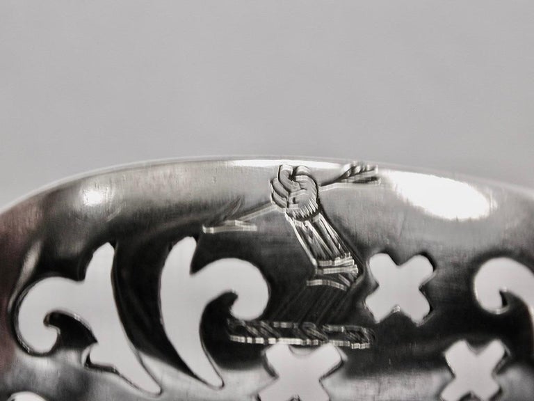 George 11 Silver Mote Spoon, Dated circa 1740, Made in London For Sale ...