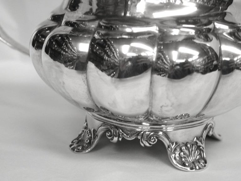 George IV Newcastle Silver Melon Shaped Creamer, 1829, John Walton at ...