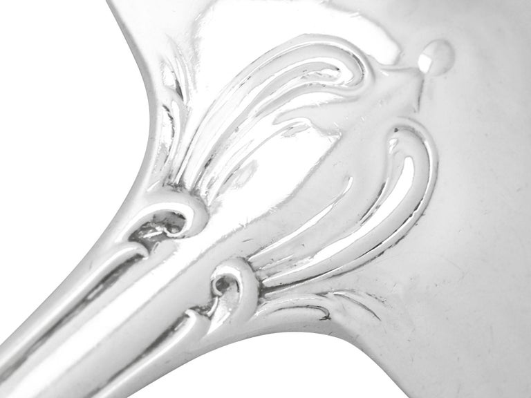 George Adams Victorian Sterling Silver Canteen of Cutlery for 12 ...