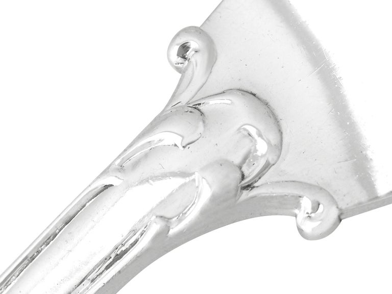 George Adams Victorian Sterling Silver Canteen of Cutlery for 12 ...