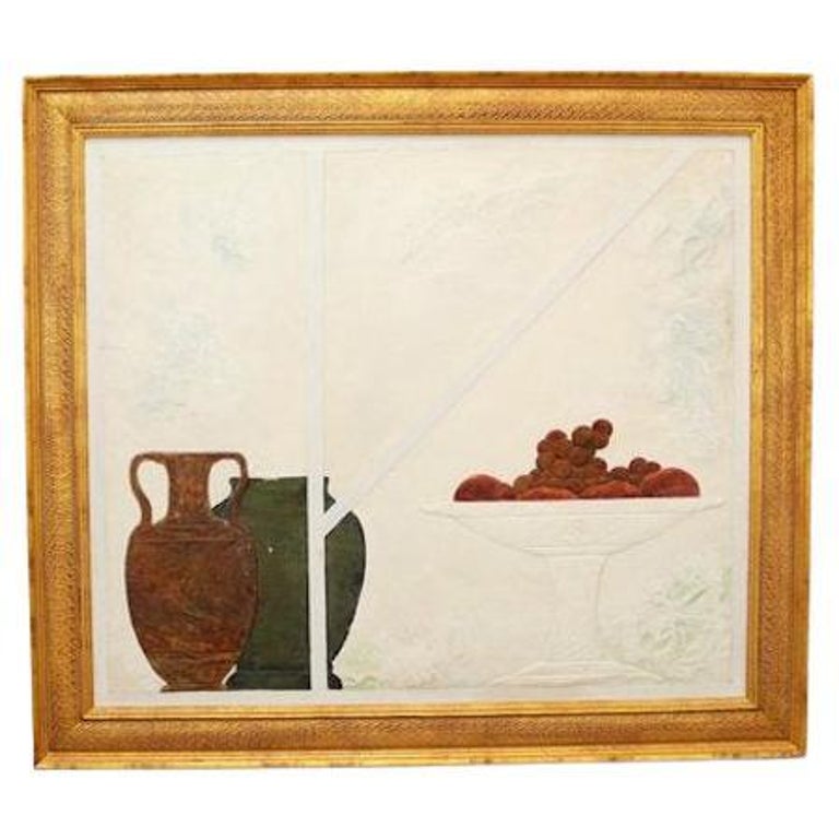 George Anthonisen Plaster Fresco at 1stDibs