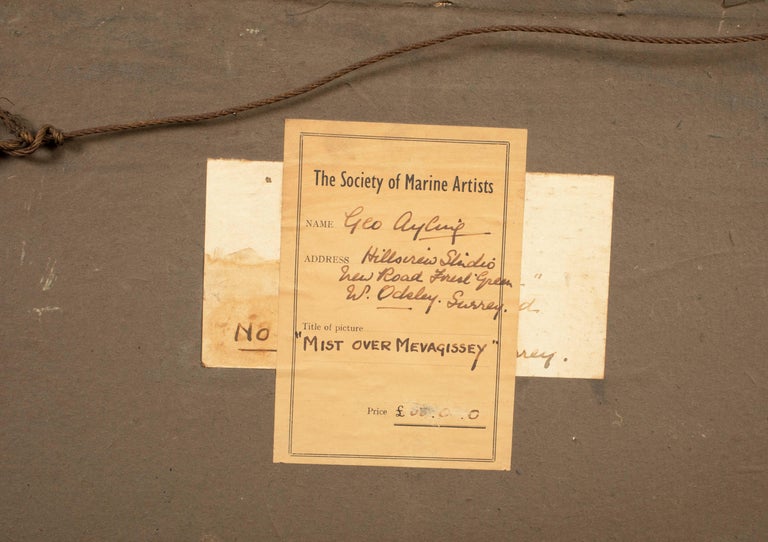 George Ayling - Mist On Mevagissey, early 20th century For Sale at 1stDibs