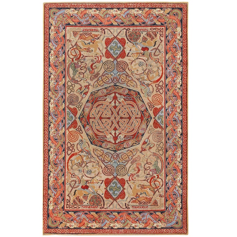 George Bain Small Celtic Hunting Rug at 1stDibs | irish celtic rugs ...