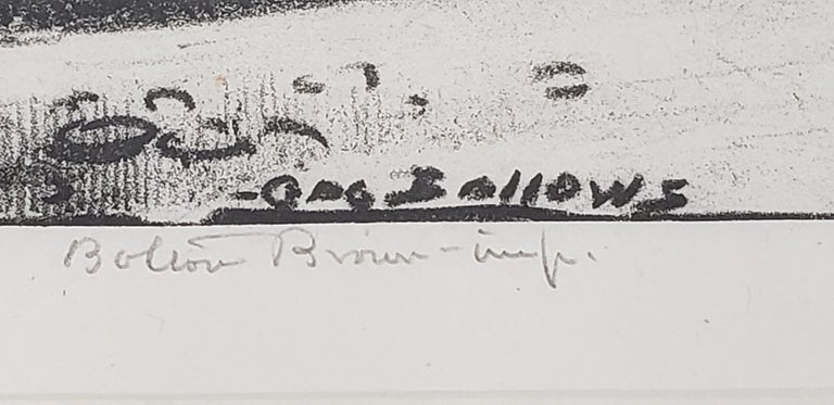 George Bellows "Irish Fair" Original Signed Lithograph, circa 1923 at ...