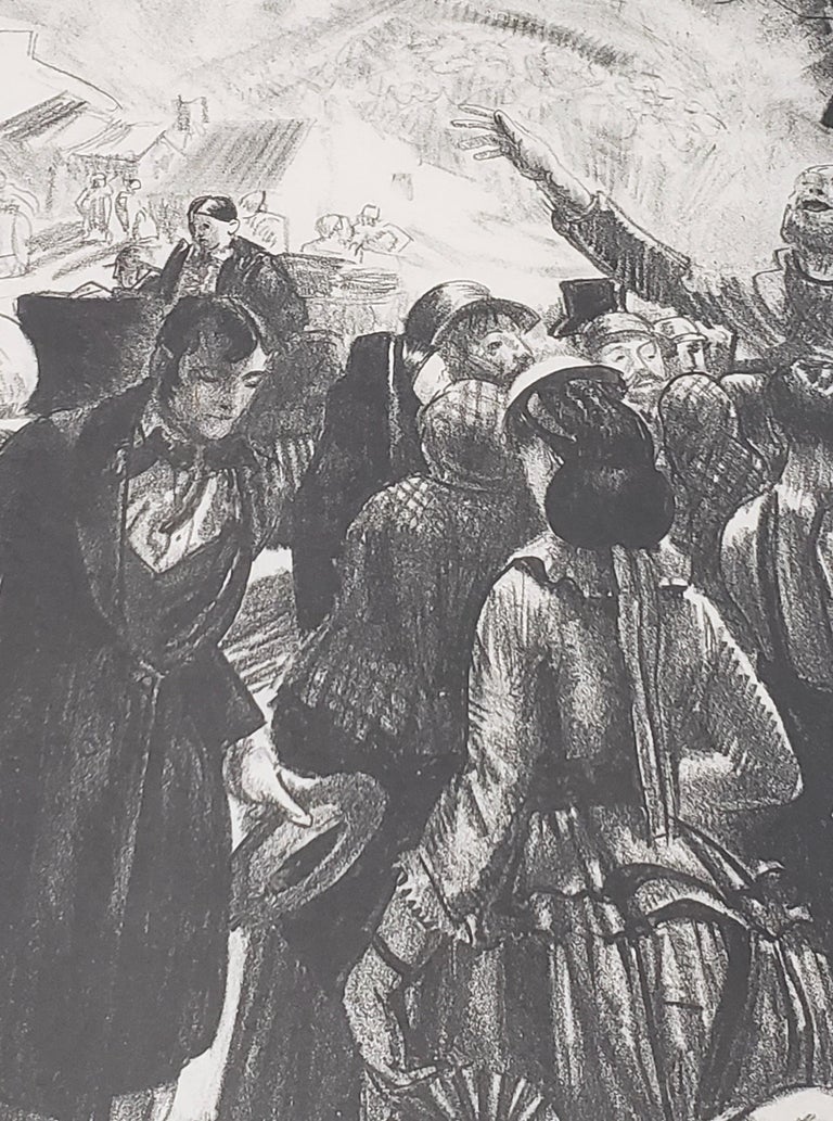 George Bellows "Irish Fair" Original Signed Lithograph, circa 1923 at ...