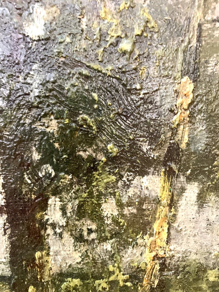 George Boyle - 19th century English oil impressionist scene of a French ...