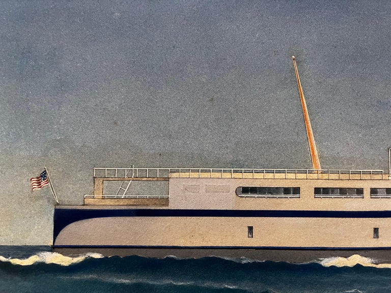 George C. Sharp Inc. "Art Deco" Ship Image For Sale at 1stDibs