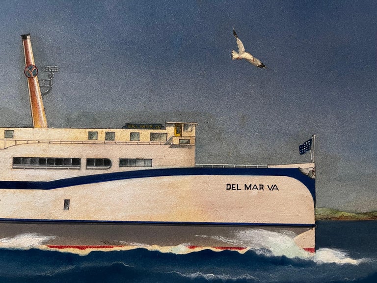 George C. Sharp Inc. "Art Deco" Ship Image For Sale at 1stDibs