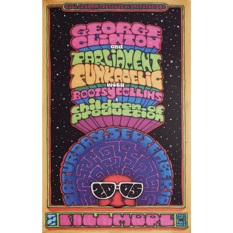George Clinton and Parliament Funkadelic 2005 U.S. Mini Poster For Sale ...