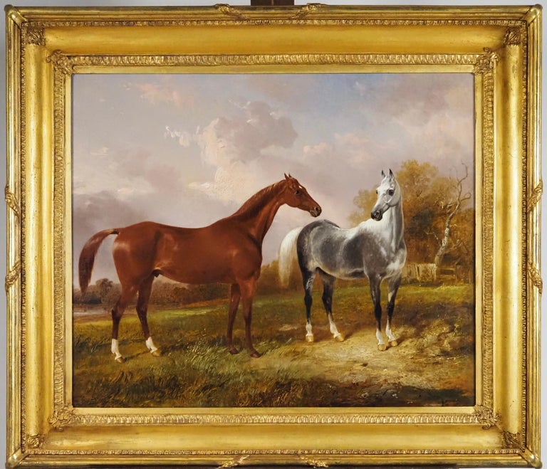 George Cole - Horses in a landscape For Sale at 1stDibs
