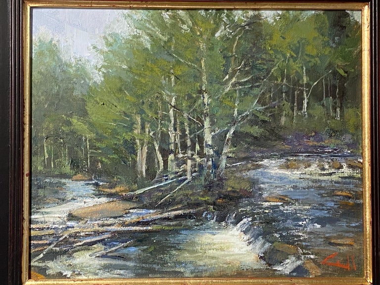 George Coll - Log Jam at Glacier Creek For Sale at 1stDibs