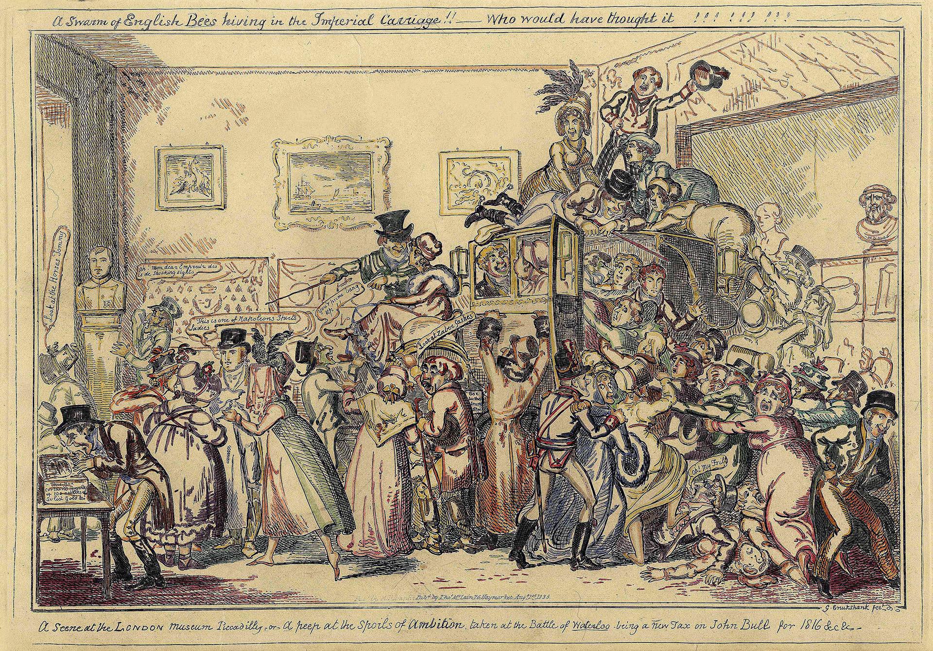 George Cruikshank - An Election Ball For Sale at 1stDibs