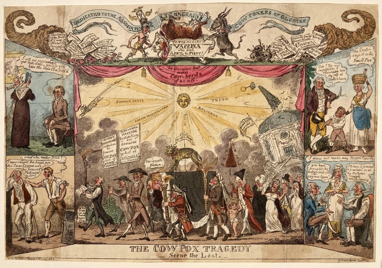 George Cruikshank - COWPOX TRAGEDY – SCENE THE LAST For Sale at 1stDibs