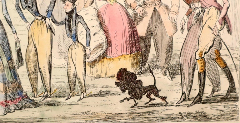 George Cruikshank - Monstrosities of 1821 etching with hand coloring ...