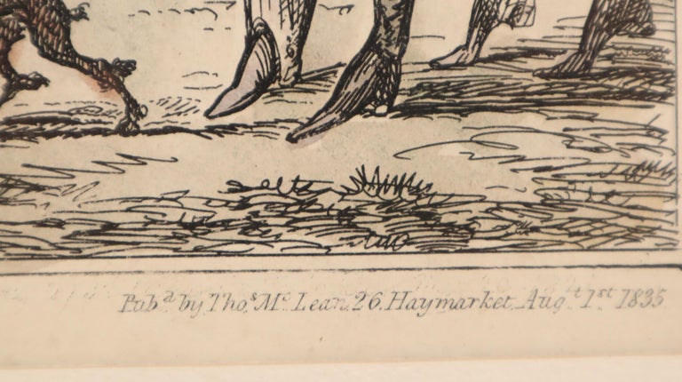 George Cruikshank - Monstrosities of 1821 etching with hand coloring ...