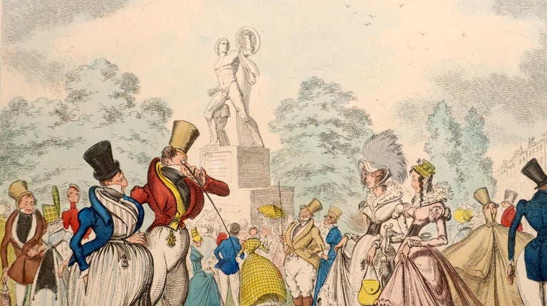 George Cruikshank - Monstrosities of 1822 designed by Cruikshank urban ...