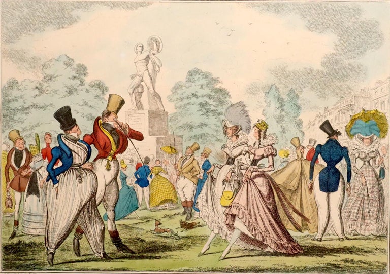 George Cruikshank - Monstrosities of 1822 designed by Cruikshank urban ...