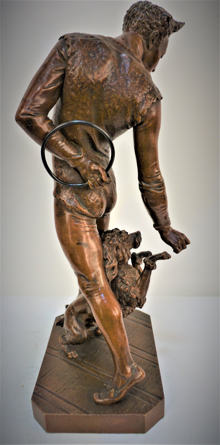 George De Chemellier, French, 1835-1907, A Circus Entertainer with ...