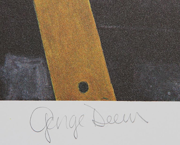 George Deem - Dutch Portrait in Vermeer's Easel, Lithograph by George ...