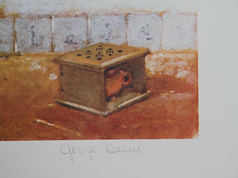 George Deem - Sebastian in the Kitchen, Lithograph by George Deem For ...