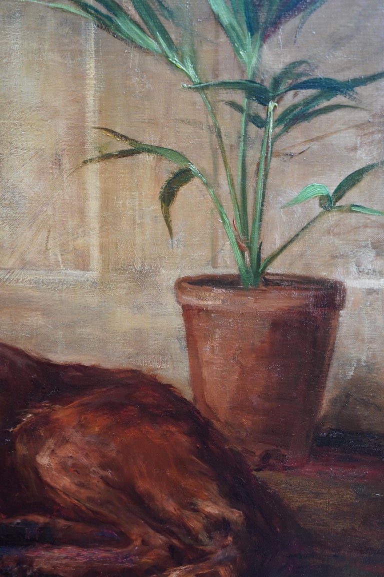 George Denholm Armour - Portrait of an Irish Red Setter Dog - British ...