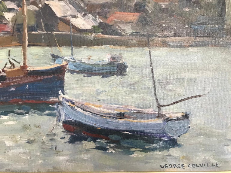 George Colville (Scottish), St Ives Harbour, Cornwall, Oil Painting on ...