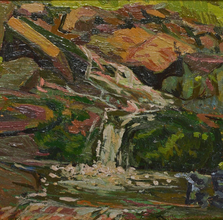George Gardner Symons - Impressionist Study of a Waterfall by George ...