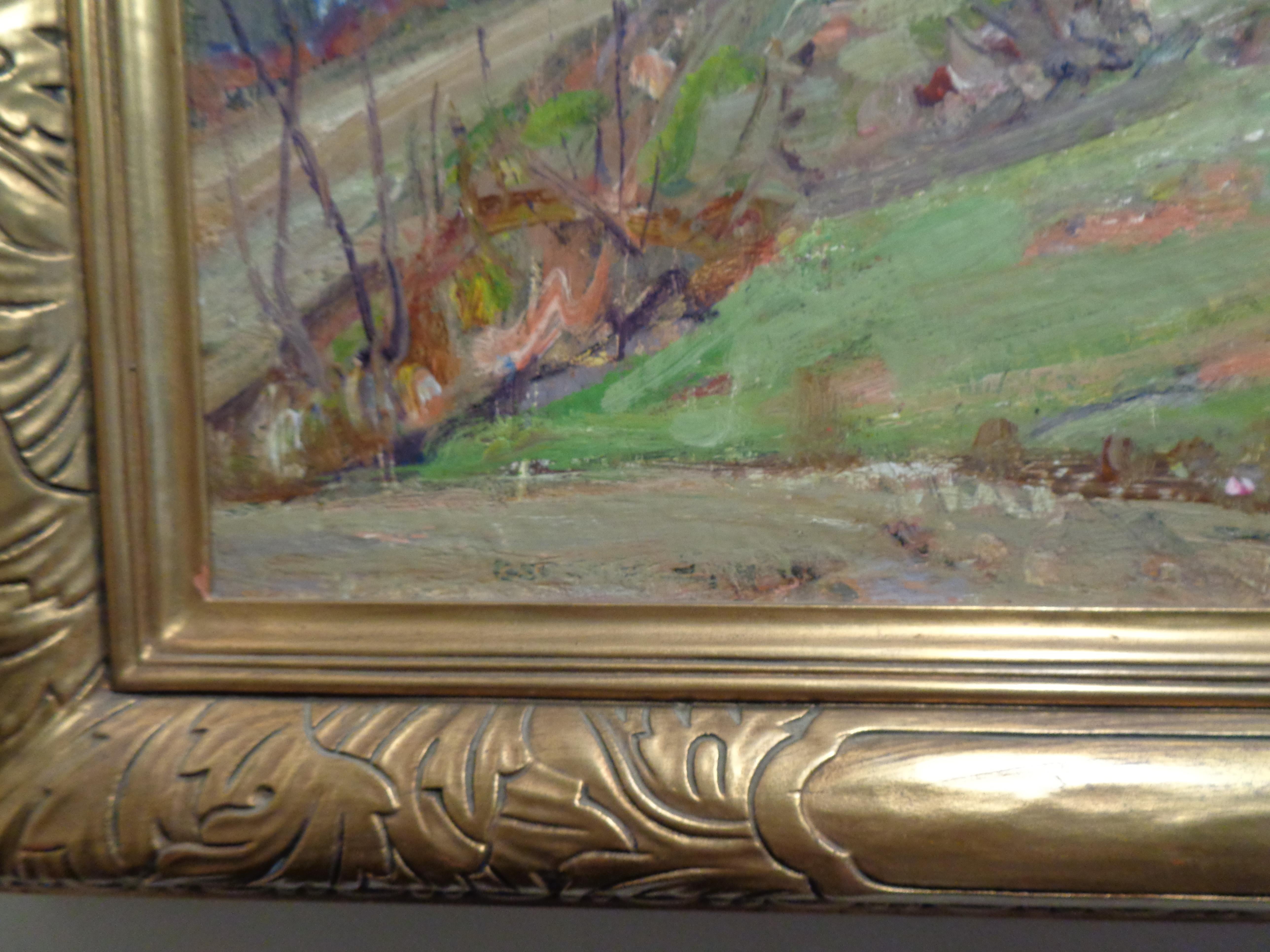 George Gardner Symons - Mountainside Landscape oil painting George ...