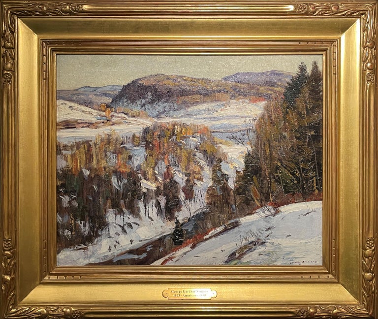 George Gardner Symons - "Winter Scene, " George Gardner Symons, Snowy ...