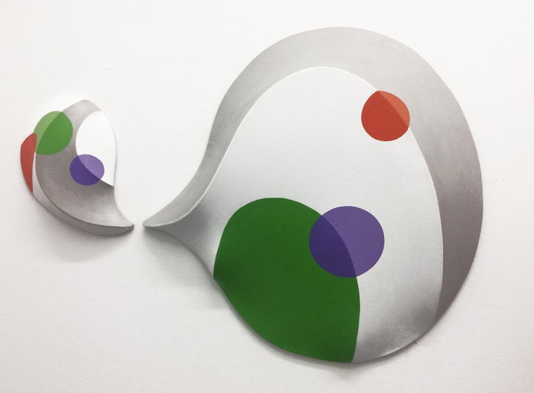 George Goodridge - Thought Forms, 2018, acrylic on 3-D stretched canvas ...