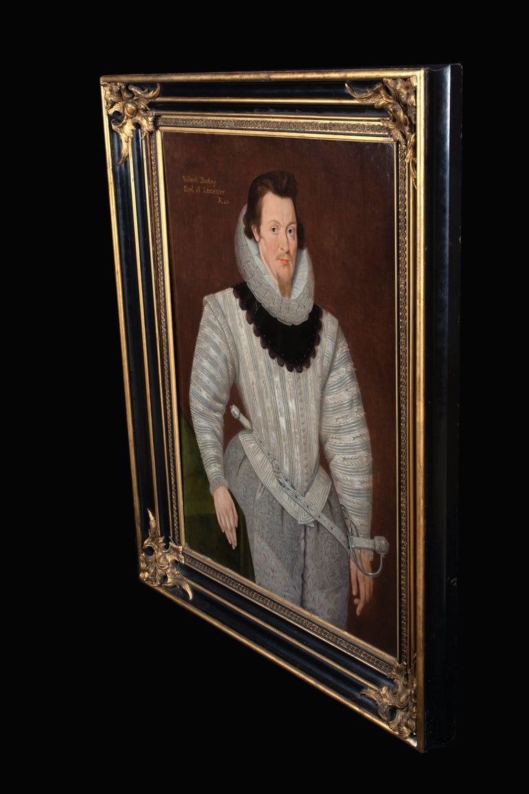 Portrait Identified As Robert Dudley, 1st Earl of Leicester at 1stDibs