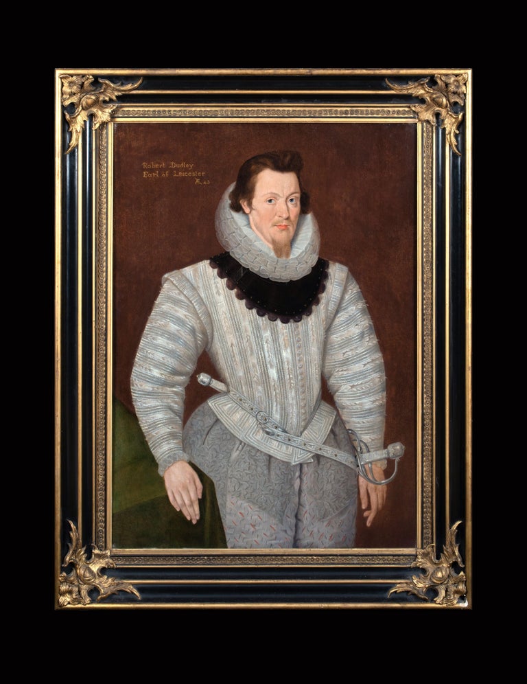 Portrait Identified As Robert Dudley, 1st Earl of Leicester at 1stDibs