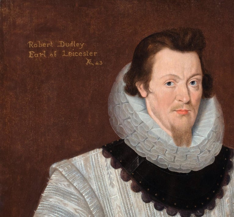 Portrait Identified As Robert Dudley, 1st Earl of Leicester at 1stDibs