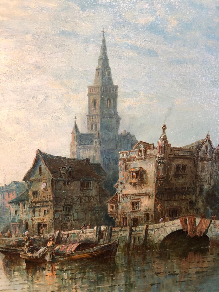 George Gregory - Rotterdam - Oil on canvas, seascape by George Gregory ...