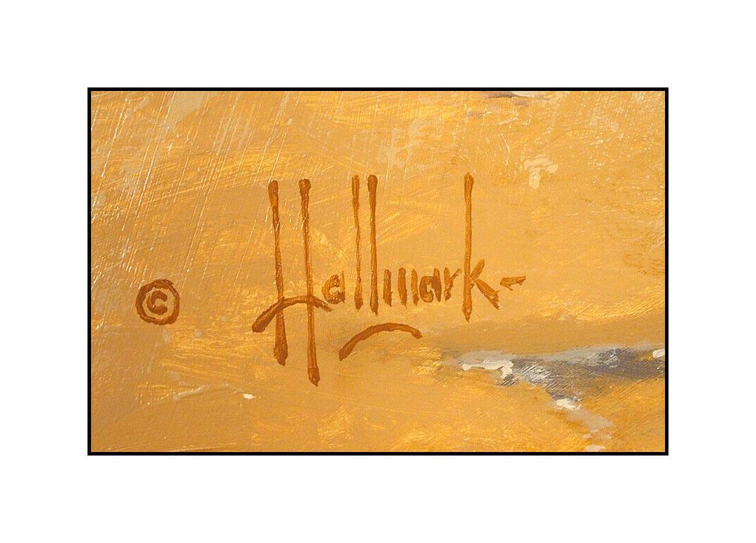George Hallmark - George Hallmark Large Original Oil Painting On Board ...