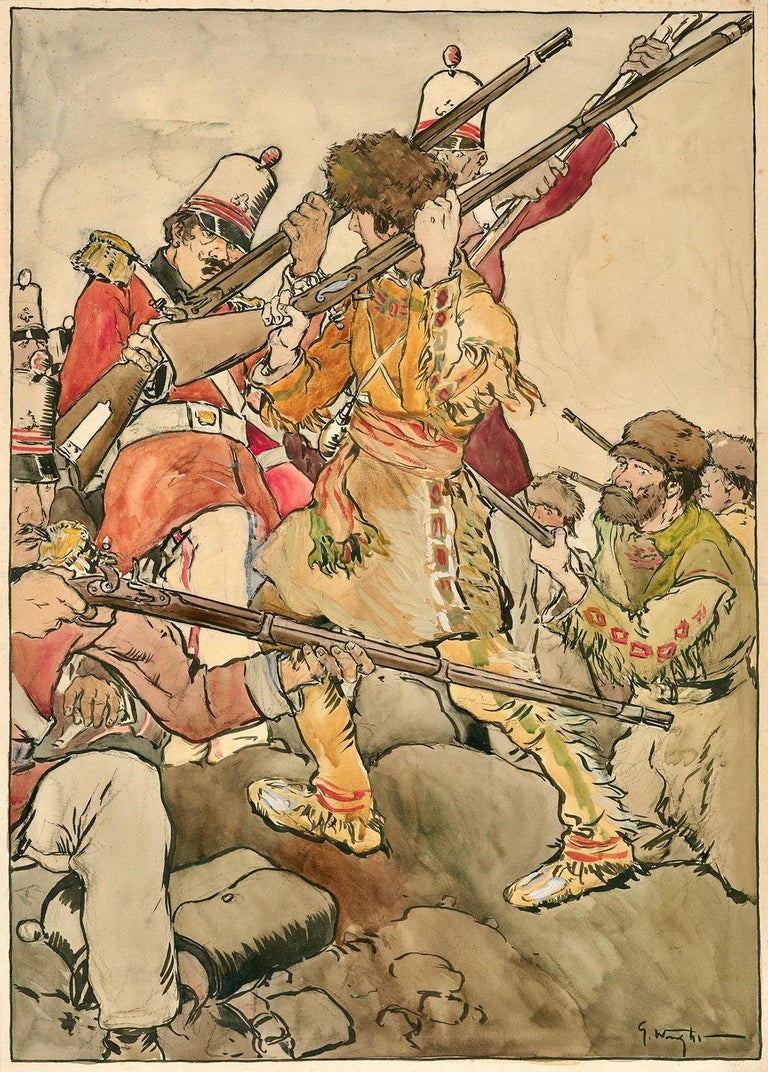 George Hand Wright - British Soldiers in Combat For Sale at 1stDibs