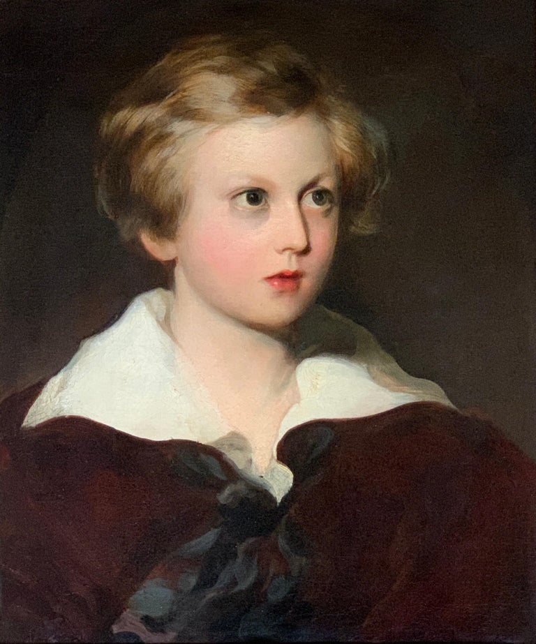 George Henry Harlow - 19th Century English Oil on Canvas Portrait of a ...