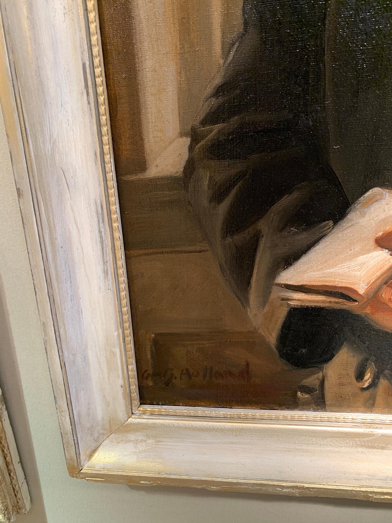 George Herbert Buckingham Holland - 1930's English, Portrait in oil of ...