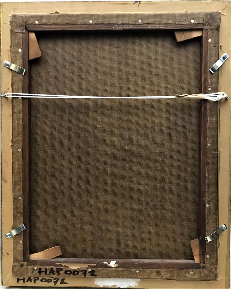 George Hider - Landscape with Cottage, original oil on canvas, realist ...