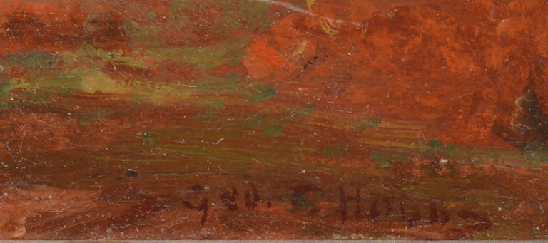 George Hobbs - Hudson River School Fall Landscape by George T. Hobbs at ...