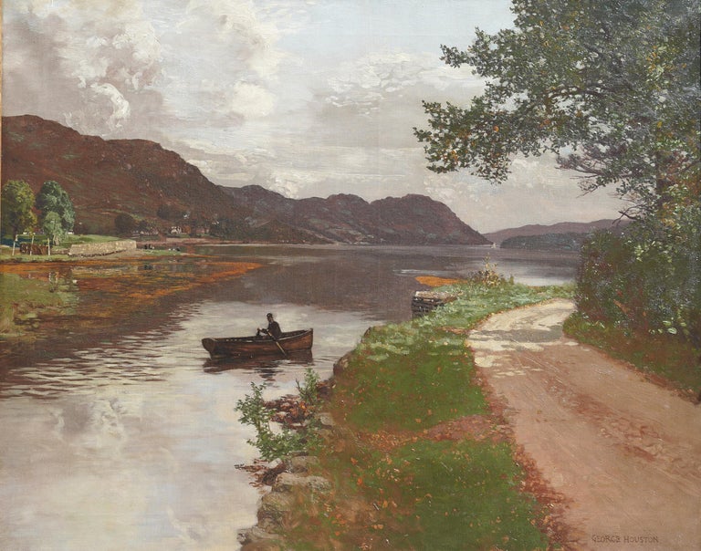 George Houston - Loch Goil Landscape, Scotland - Scottish Impressionist ...